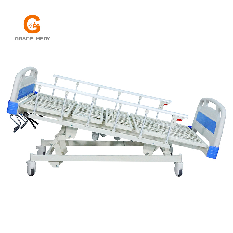 5 function manual crank hospital bed oem / odm - GRACE MEDY Hospital ...