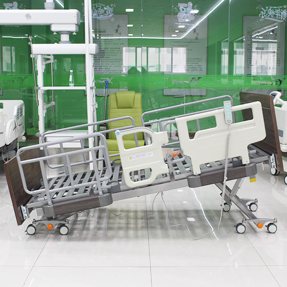Electric nursing home beds with openable guardrail - GRACE MEDY ...